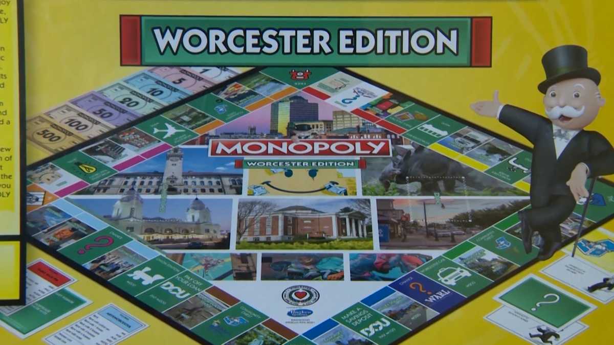 Worcester Edition of Monopoly, designed by local, makes its debut