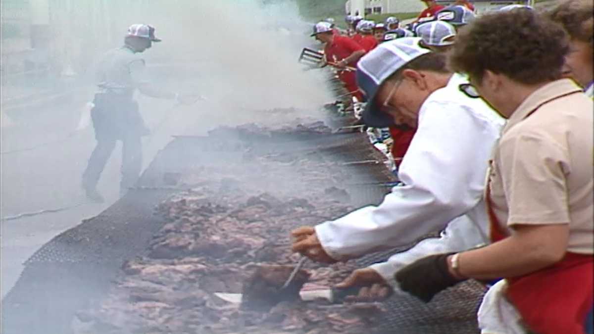 'World’s largest' barbecue fed 80,000 people in 1990
