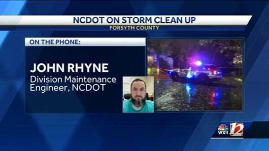 Drivers Watch Out For Fallen Trees and Powerlines Says NCDOT