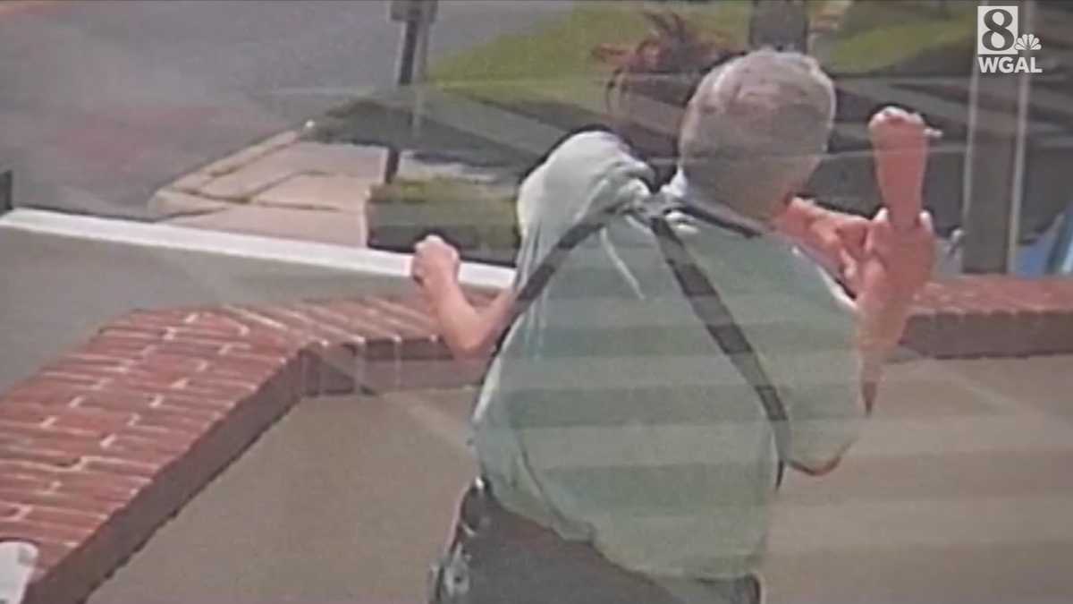 Woman's attempted needle attack caught on camera, police say