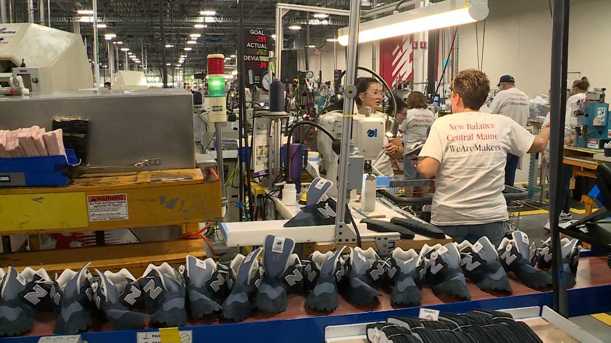 New Balance celebrates opening of expanded Central Maine factory