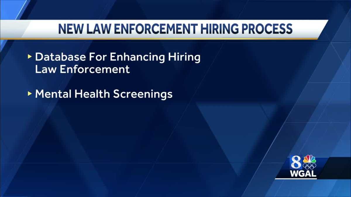PENNSYLVANIA launches new database for hiring police