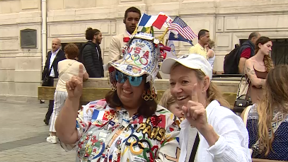 Vivianne Robinson: The ultimate Olympic superfan takes Paris by storm