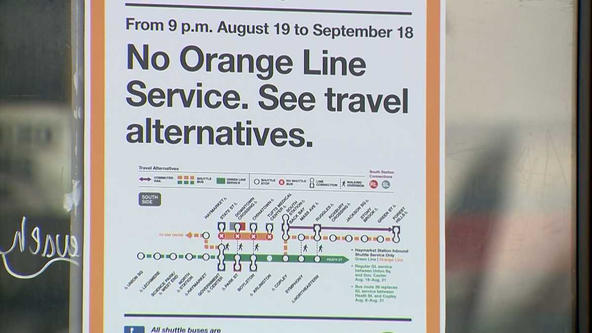 Boston's first day of school to test Orange Line alternatives