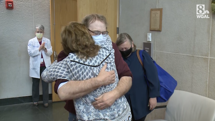 Kidney donor, recipient meet for first time