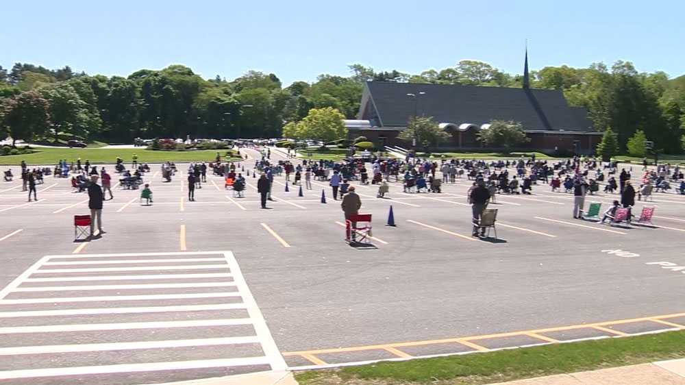 Hundreds attend outdoor church service in Massachusetts
