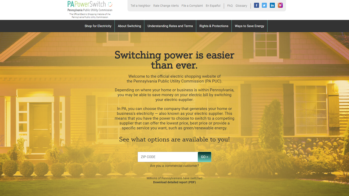 How to shop for electricity in Pennsylvania