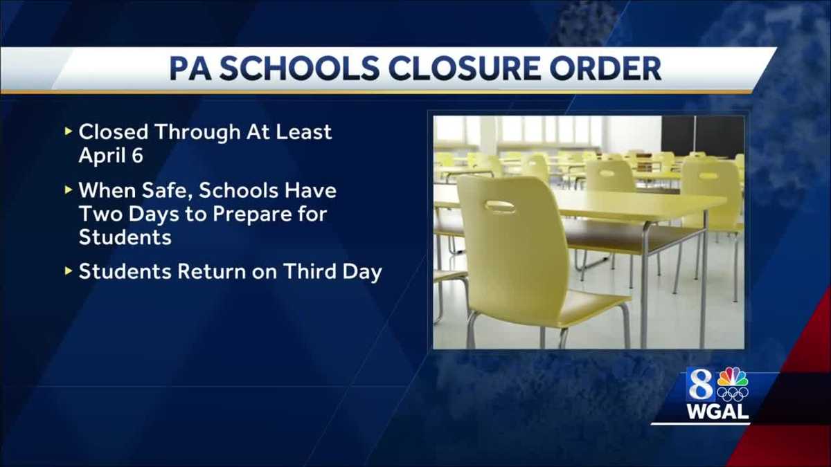 CORONAVIRUS: Pennsylvania Department of Education extends school closures
