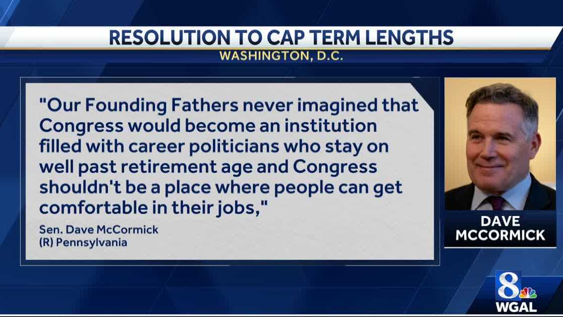 U.S. Sen. Dave McCormick proposes term limits for Congress