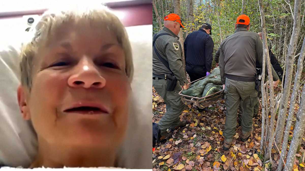 Maine woman who was lost in woods for days shares survival story