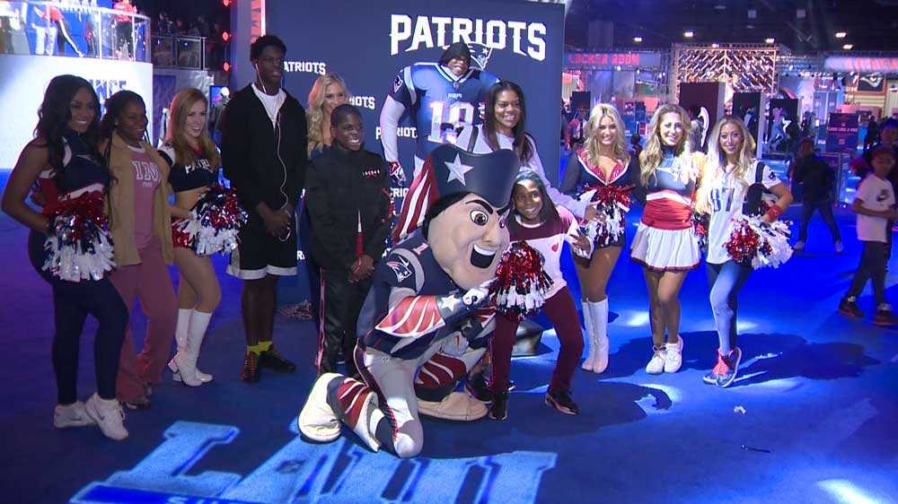 Pat the Patriot back in action after Pro Bowl hit