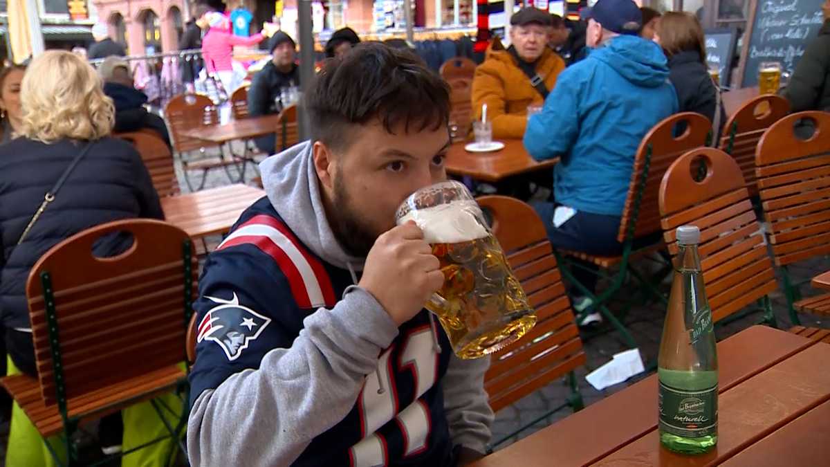 Patriots fans soak up Germany experience ahead of Frankfurt game