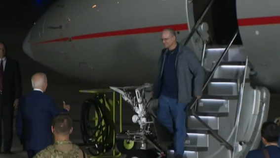 Americans return home after historic prisoner swap