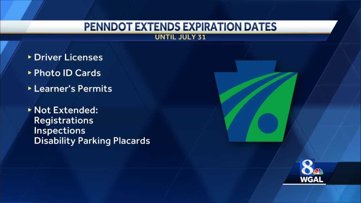 PENNDOT EXTENDS some expiration dates due to coronavirus PENNDOT EXTENDS some expiration dates due to coronavirus