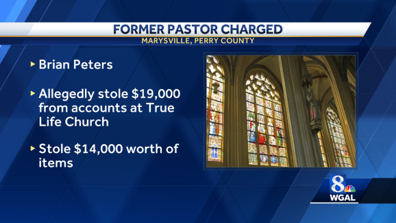 Former Perry County pastor accused of stealing $33K from church