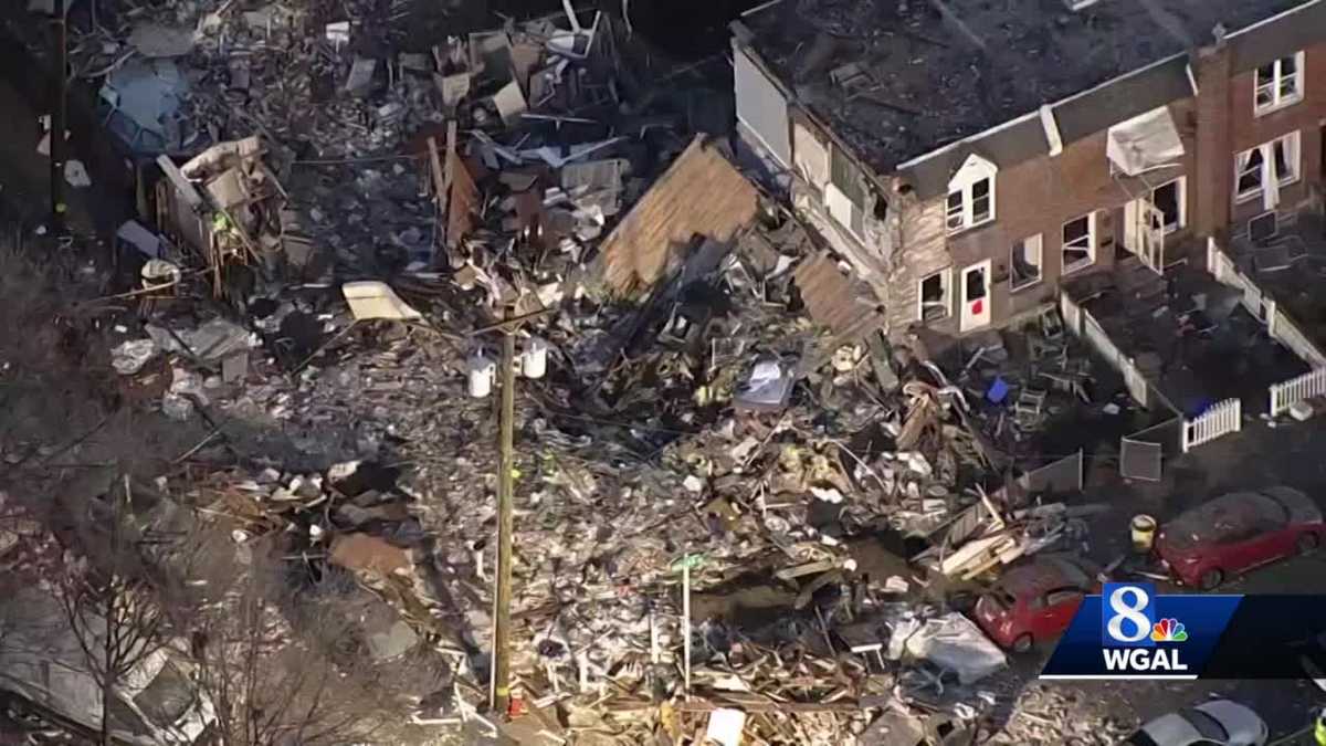 Explosion levels Philadelphia homes