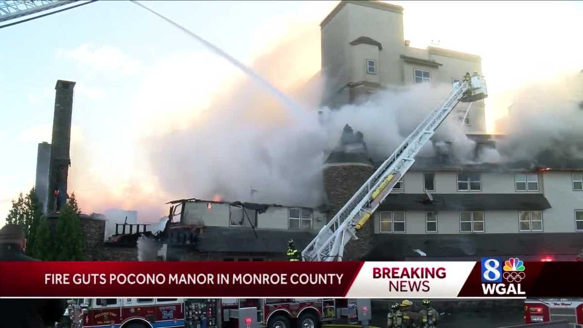 Fire guts part of Pocono Manor Resort & Spa
