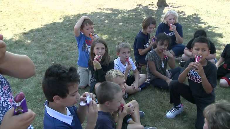 Schools use creative ways to keep kids cool