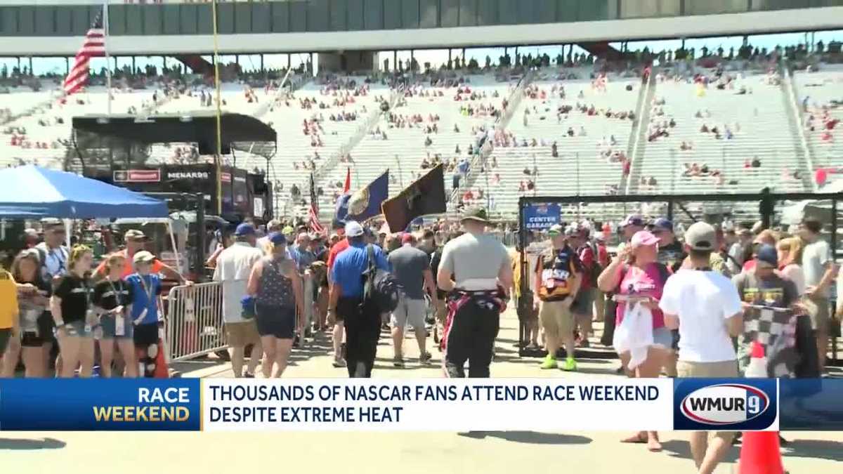 Thousands of NASCAR fans attend race weekend despite extreme heat