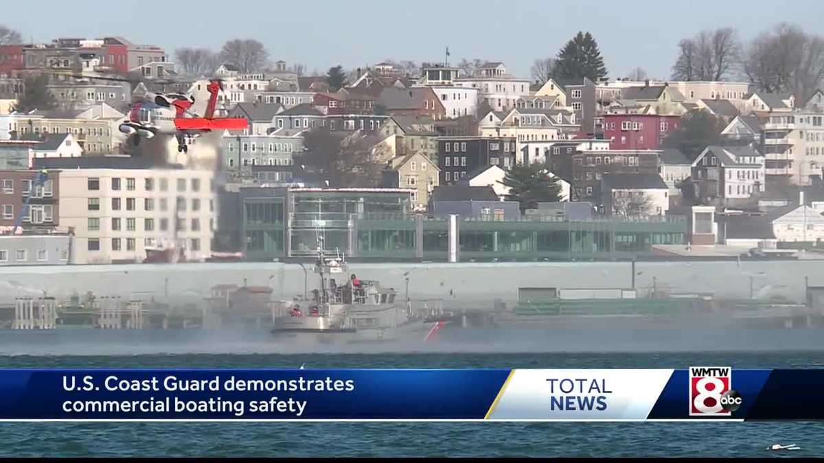 Coast Guard demonstrates how it responds to rescues