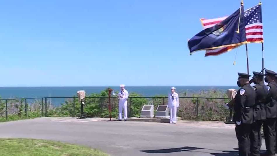 Ceremony honors sailors killed off Maine coast during World War II
