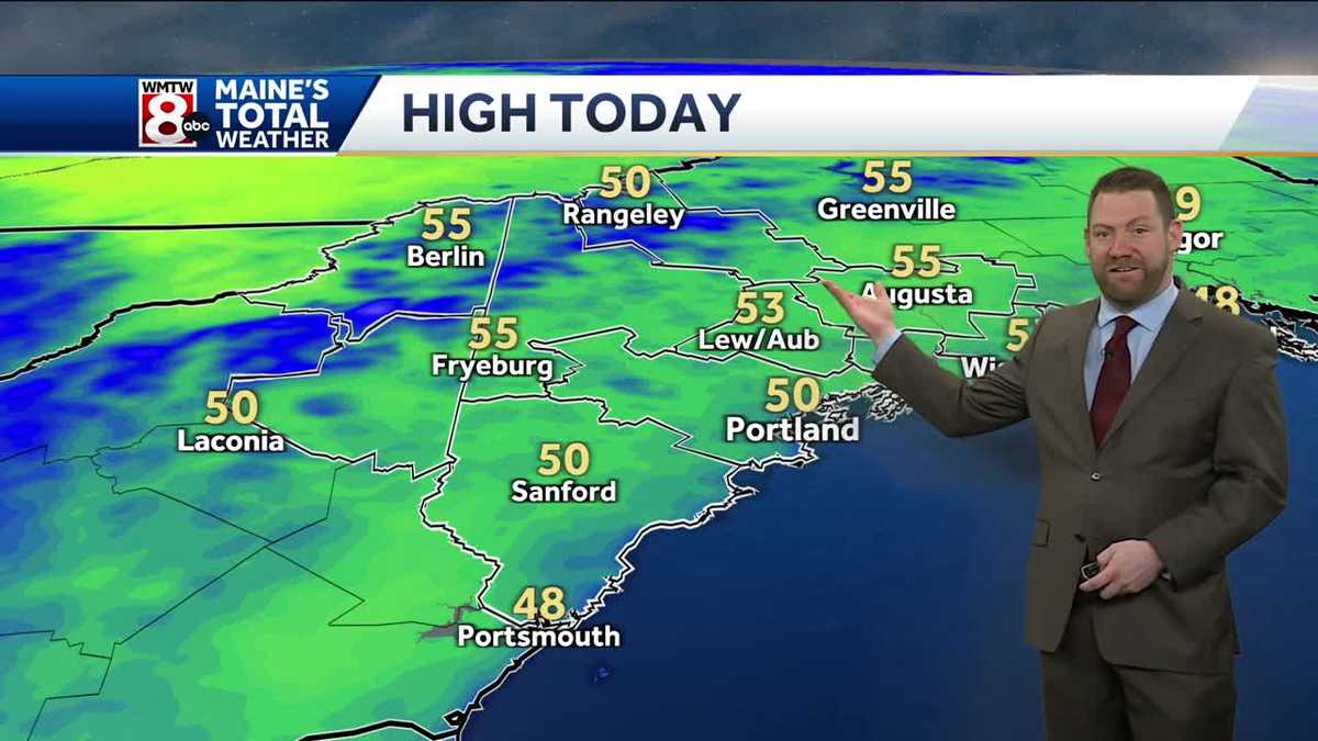 Clouds increase tonight, and a chilly Friday