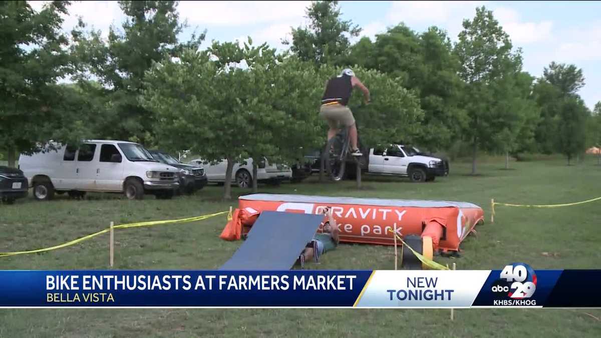 Local business helps train safe mountain biking at Bella Vista farmers ...