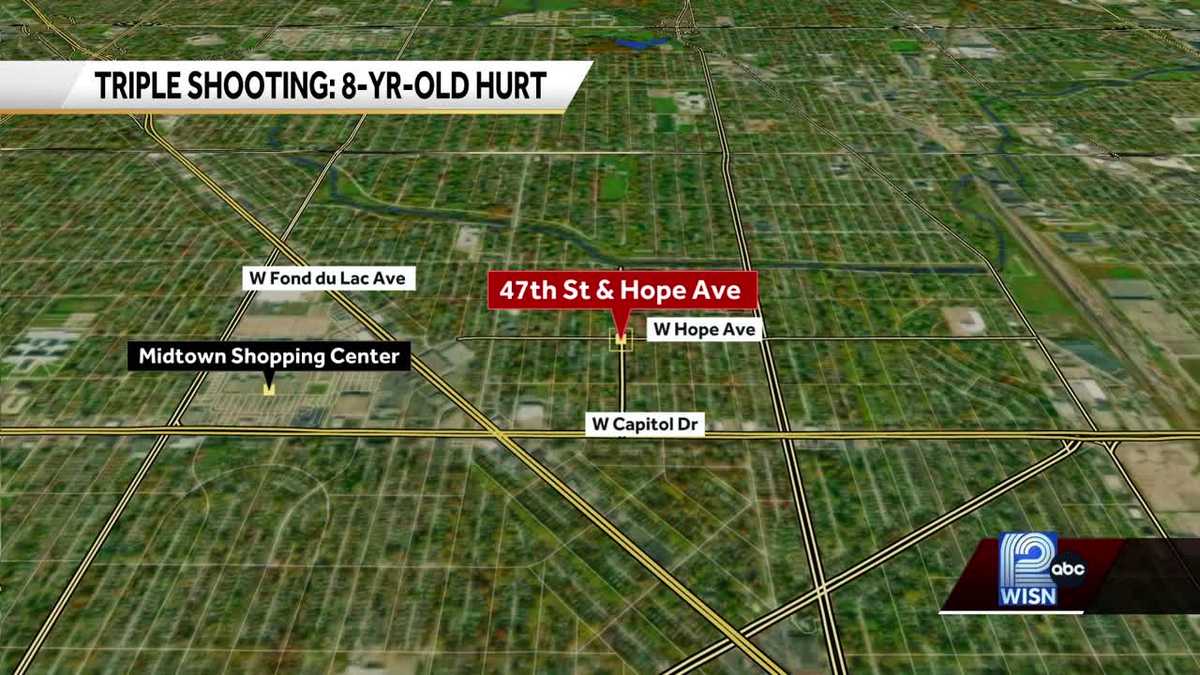 Child, two adults shot on Milwaukee's north side
