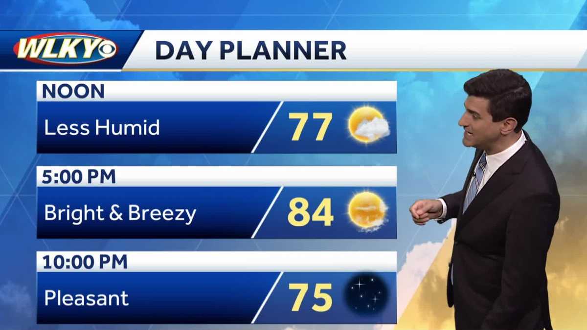 Goodbye to heat...comfortable weather on the way