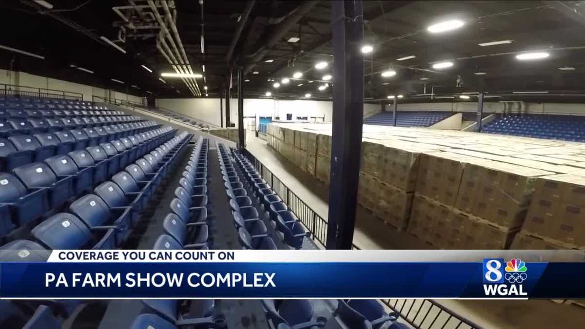 WGAL gets tour of PPE stockpile at Pa. Farm Show Complex