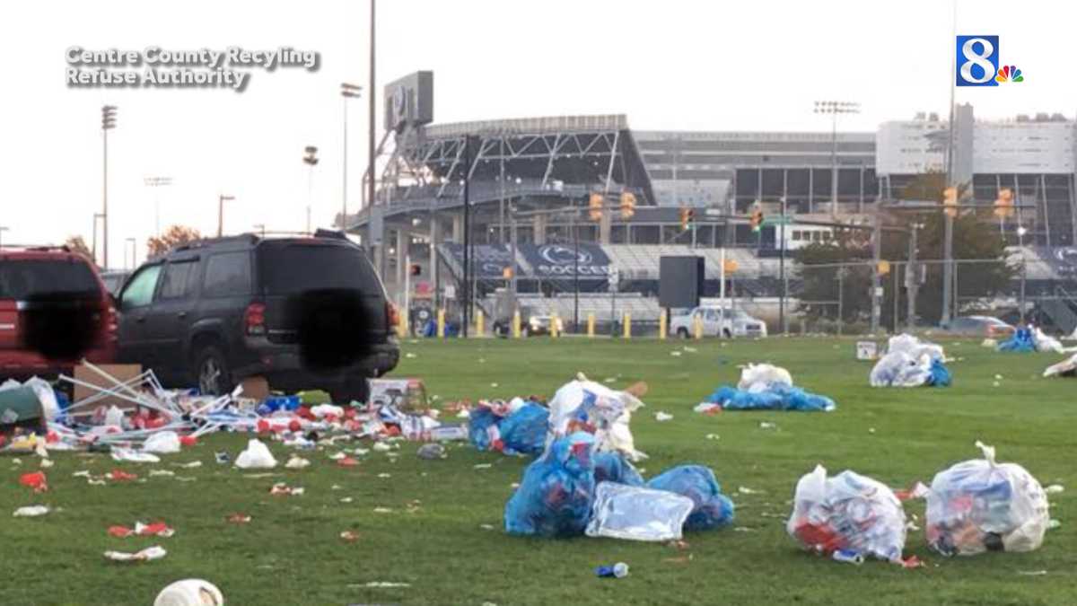 Parking areas trashed after Penn State games, authority says