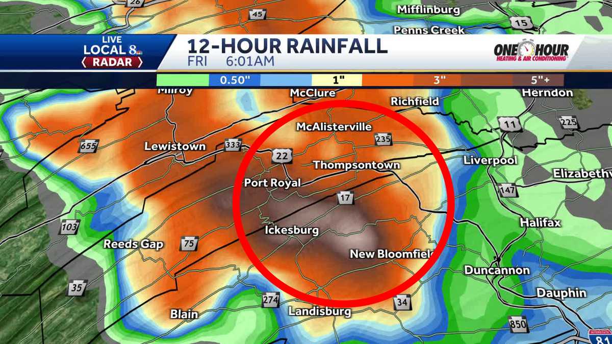 Heavy rain, flash flooding in Pennsylvania: Here's what happened