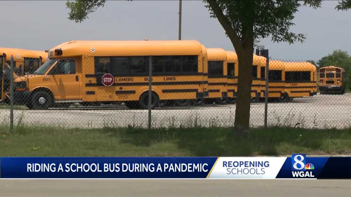 REOPENING SCHOOLS: Social distancing on the bus is a problem
