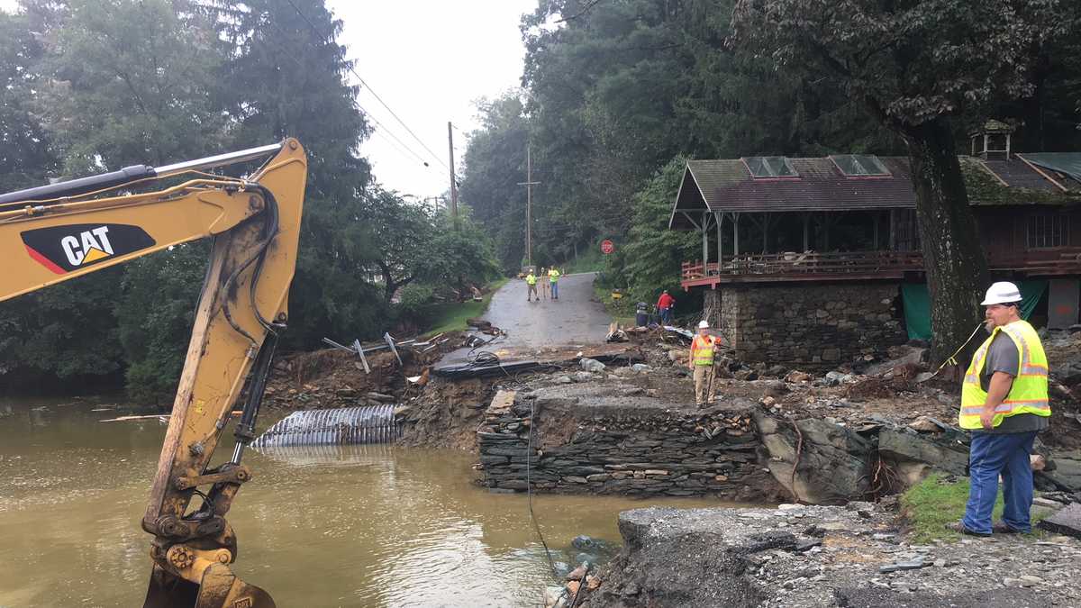 UPDATE: Washed-out River Drive could reopen today