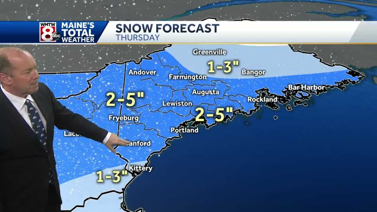 Snow Expected Through Midday