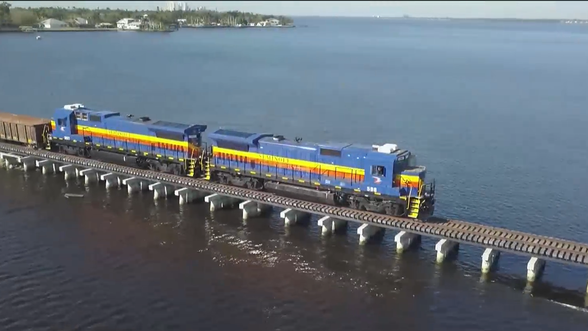 Fort Myers reconnects with national rail system as Seminole Gulf ...