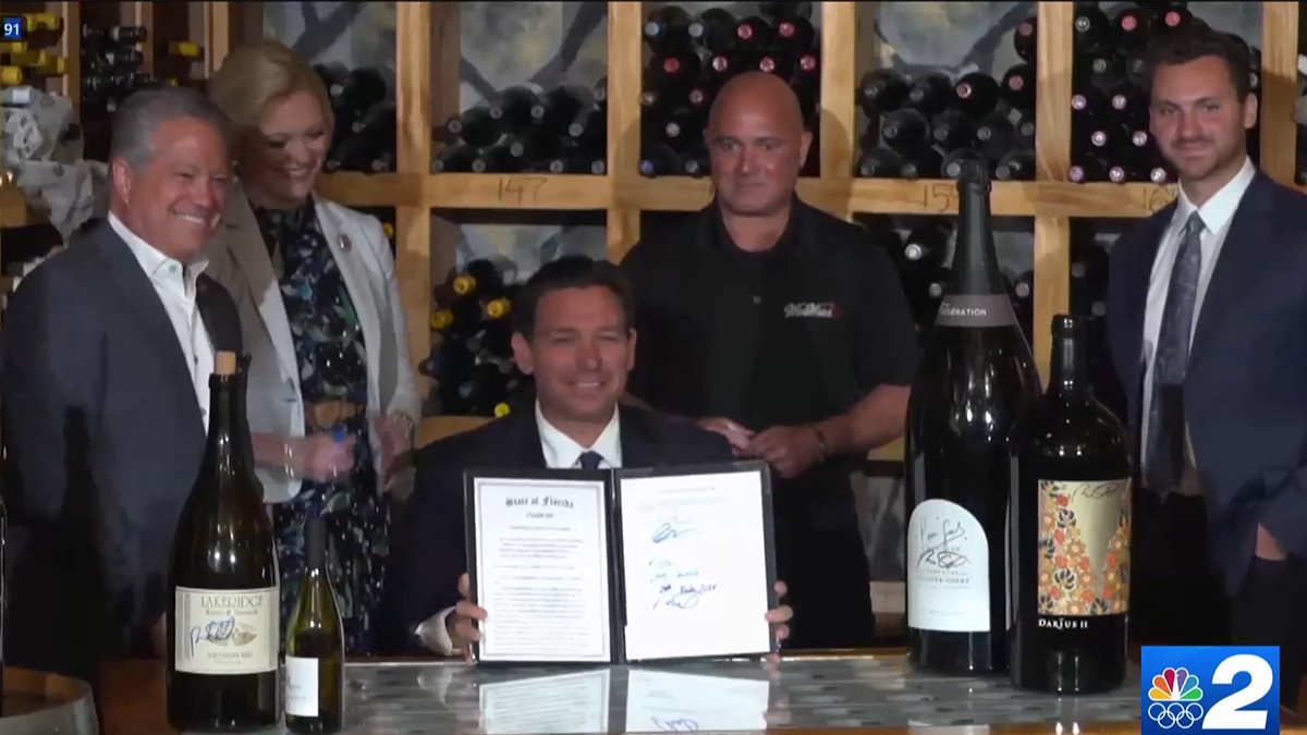 Gov. DeSantis signs bill allowing sale of larger wine containers in Florida