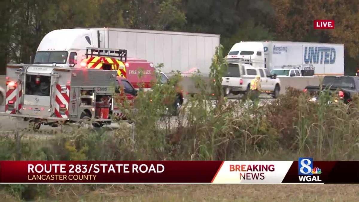 UPDATE - Lane restrictions on Route 283 today to make repairs after crash
