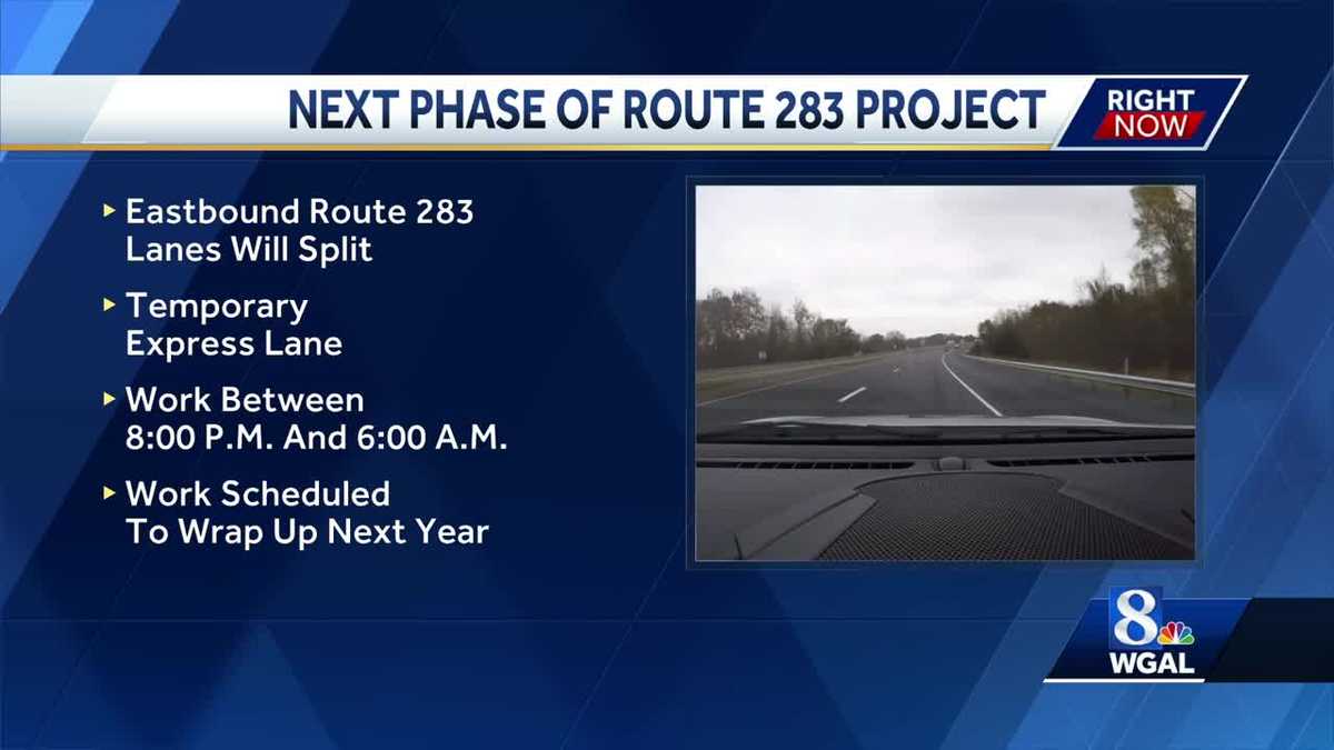 Traffic shift on Route 283 in Dauphin County will impact tens of ...