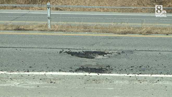 PennDOT crews patch potholes on Route 30 in York County