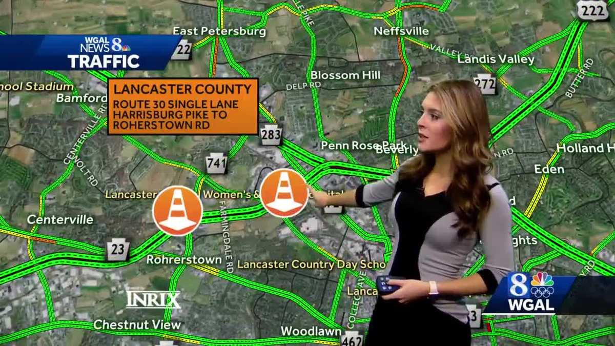 Sign installation will close Route 30 lane in Lancaster County