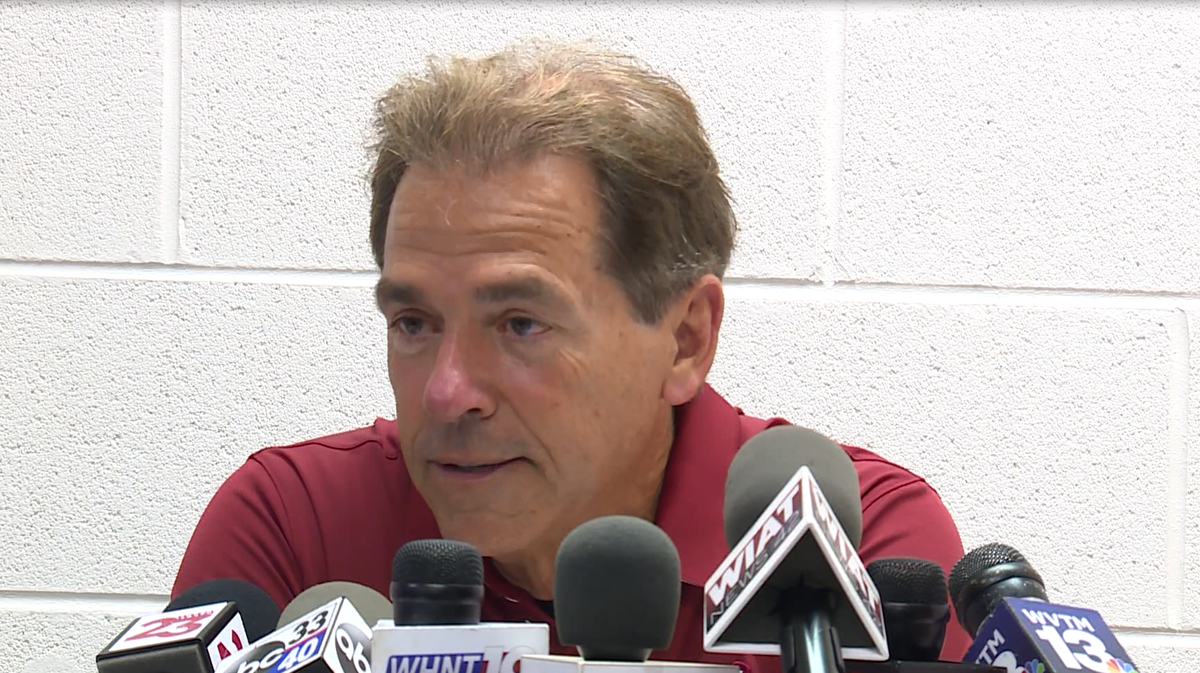 Nick Saban after Bama's win over Tennessee
