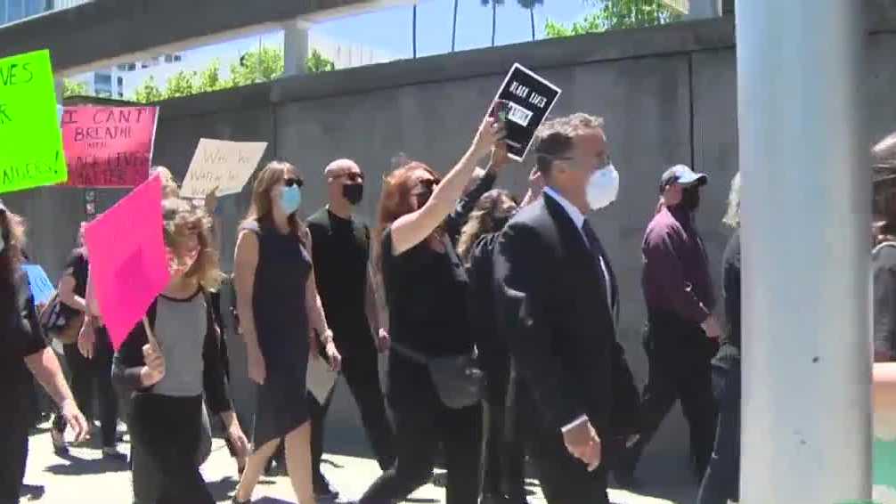 Sacramento County public defenders protest police brutality during march