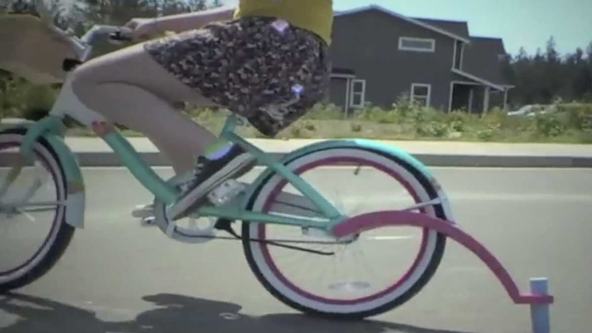 Chalktrail makes biking and playing with chalk fun and easy