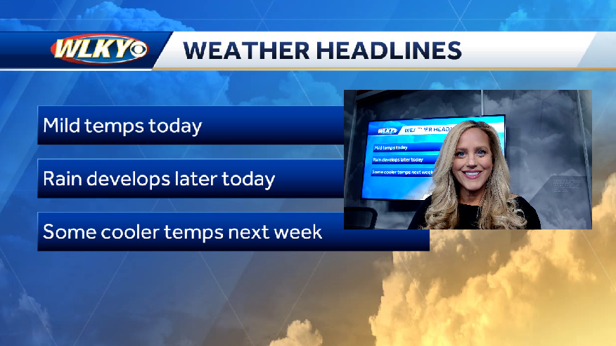 Impact weather: rain develops late Saturday into early Sunday