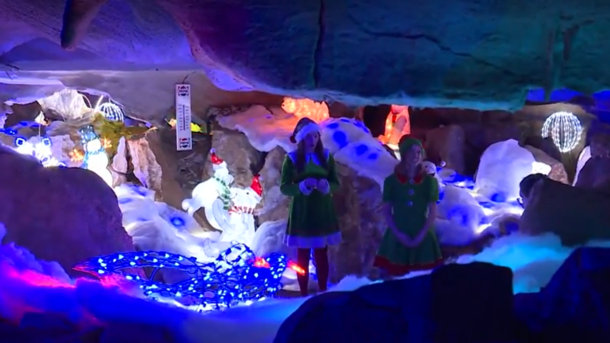 Alabama Christmas destination to see cave lights