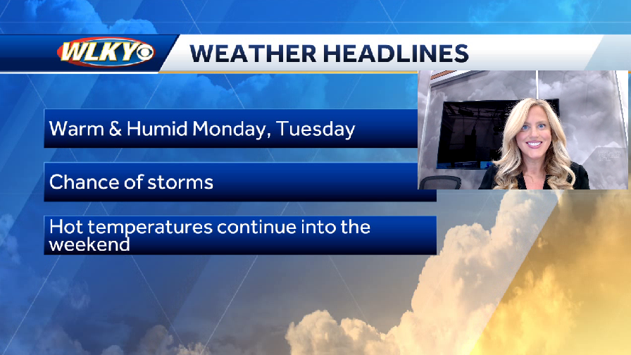 Warm Monday: Hot temperatures continue this week