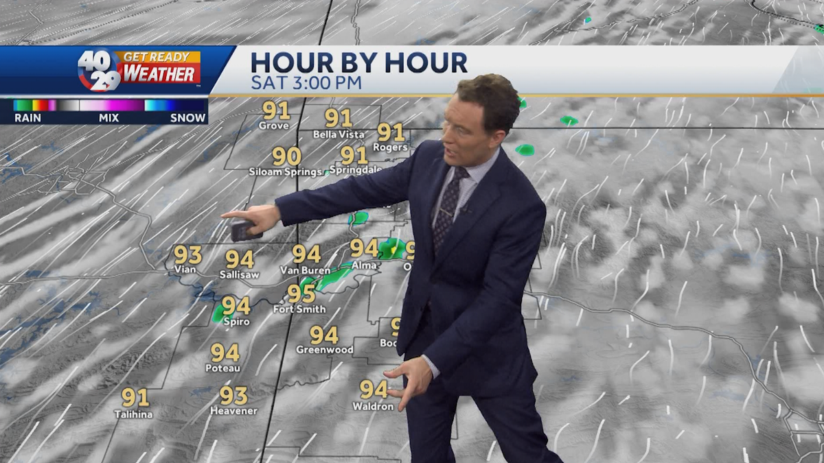 Slight increase in temperatures