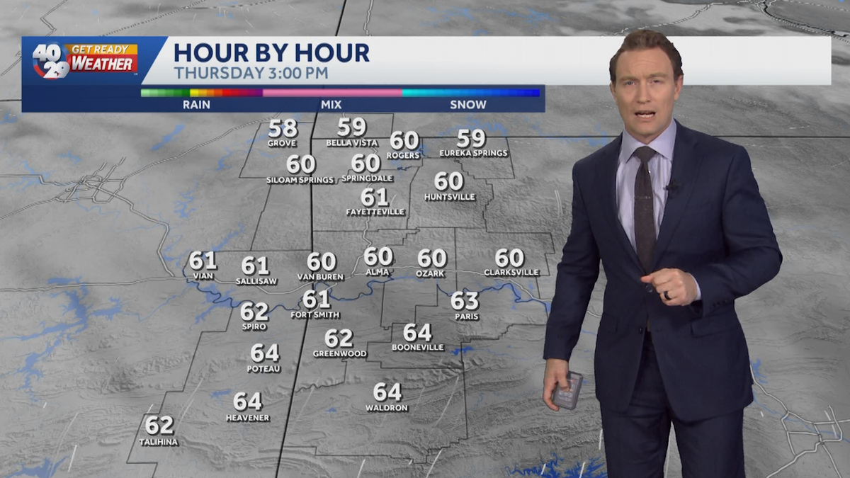 Arkansas temps to warm up in time for New Year's ball drop
