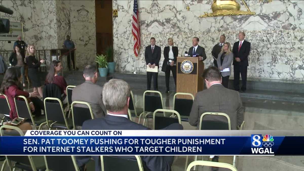 U.S. Sen. Pat Toomey pushes for tougher penalties for internet stalkers ...
